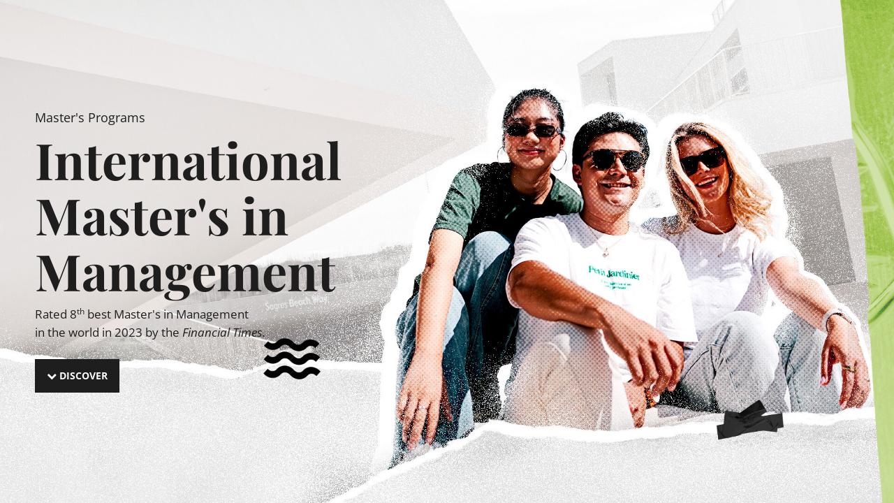 International Master’s in Management - Nova SBE Master's Programs