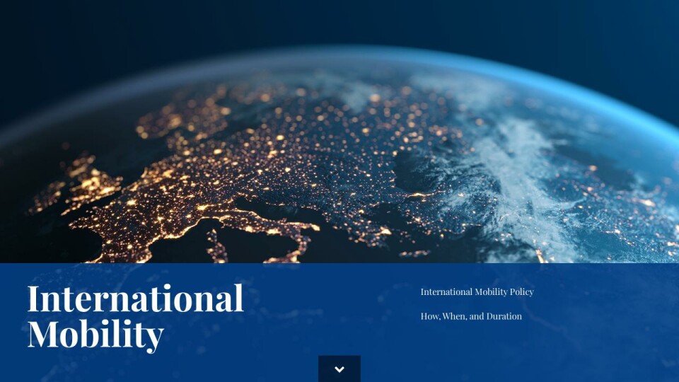 International Mobility - People & Culture Employee Guide