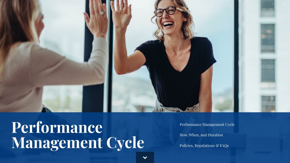 Performance Management Cycle - People & Culture Employee Guide