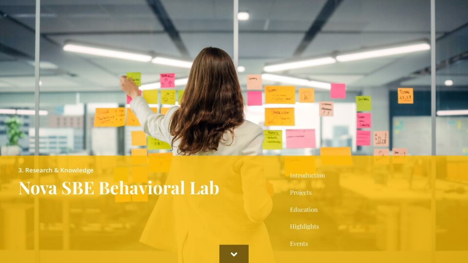 Behavioral Lab - Nova SBE Road to Impact Report 2022 (EN)