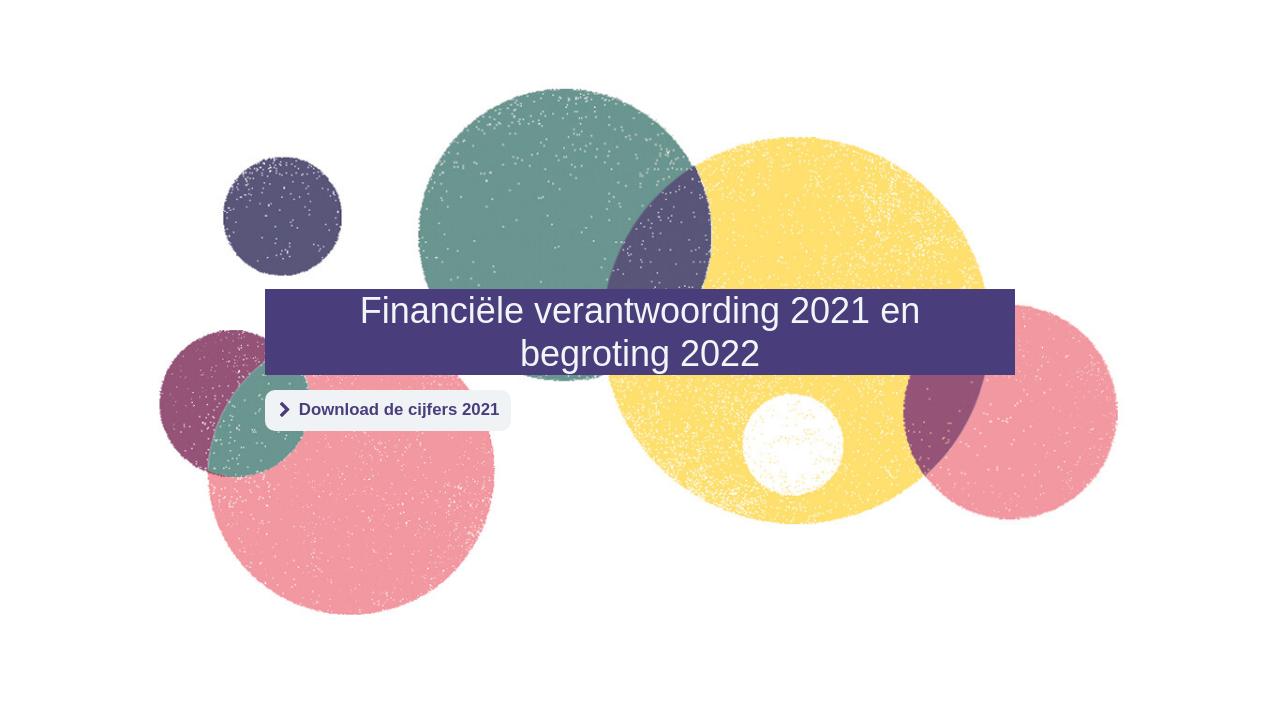 Financiële verantwoording - Jaarverslag NVRG 2021