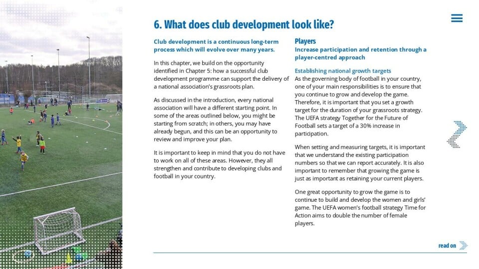 What does club development look like - UEFA
