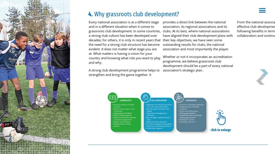 Why grassroots club development - UEFA