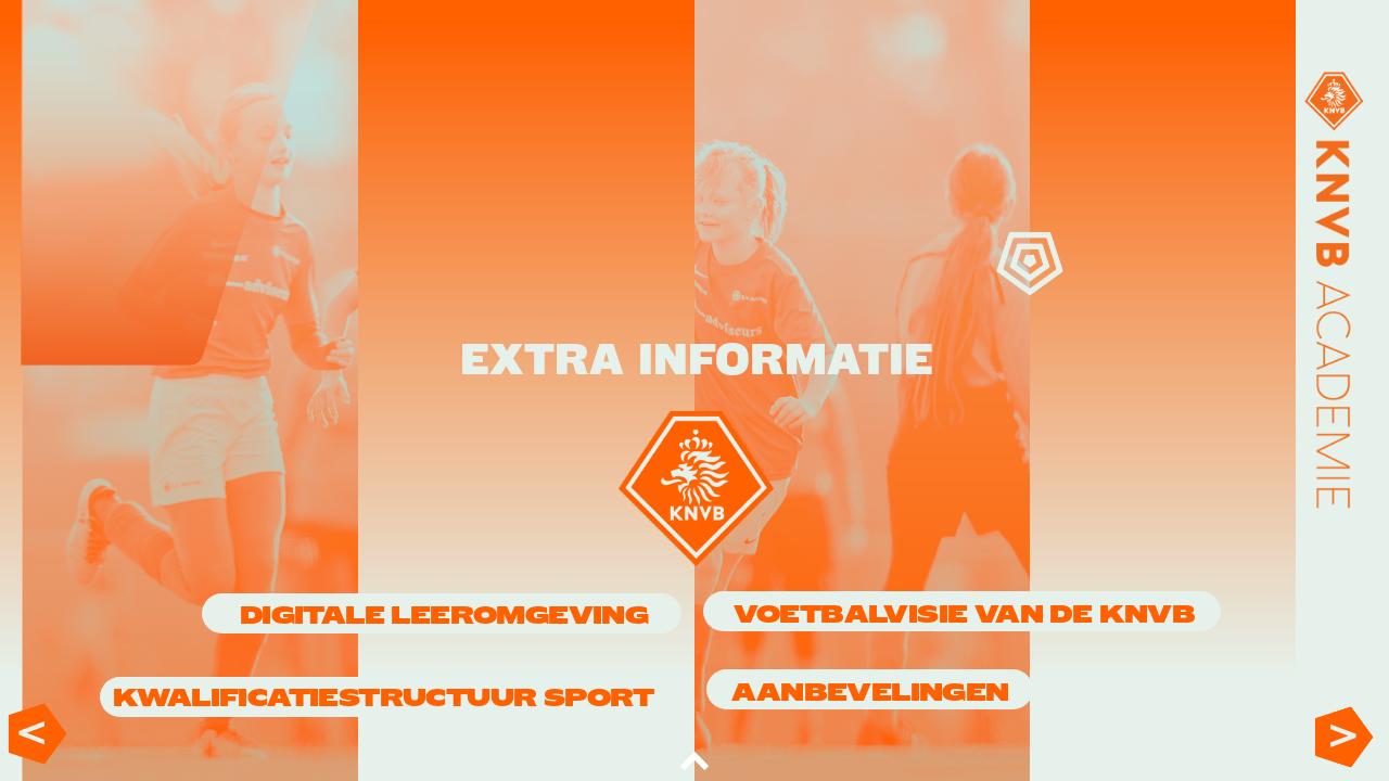 Extra informatie - KNVB OPLEIDINGEN IN HET ONDERWIJS E-zine 2025 - 2026