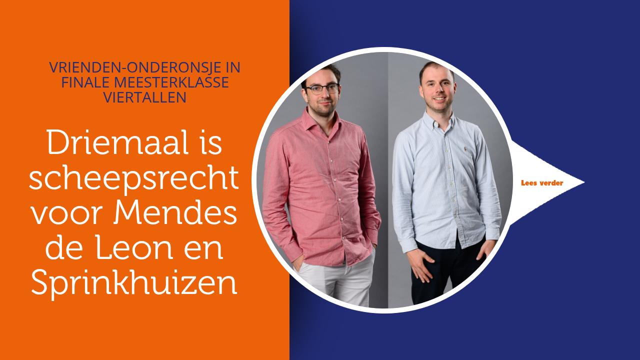 INTERVIEW MENDES DE LEON & SPRINKHUIZEN - BRIDGE EZINE 2 2025
