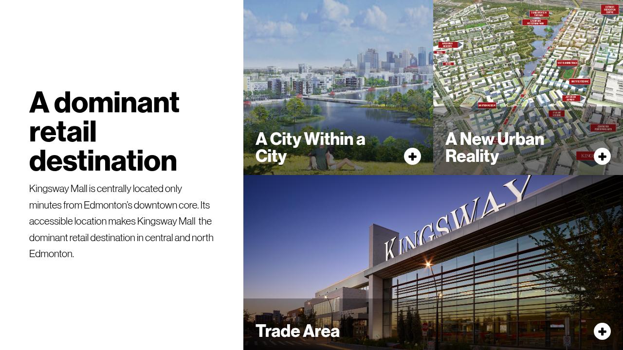 A Dominant Retail Destination - Kingsway Mall