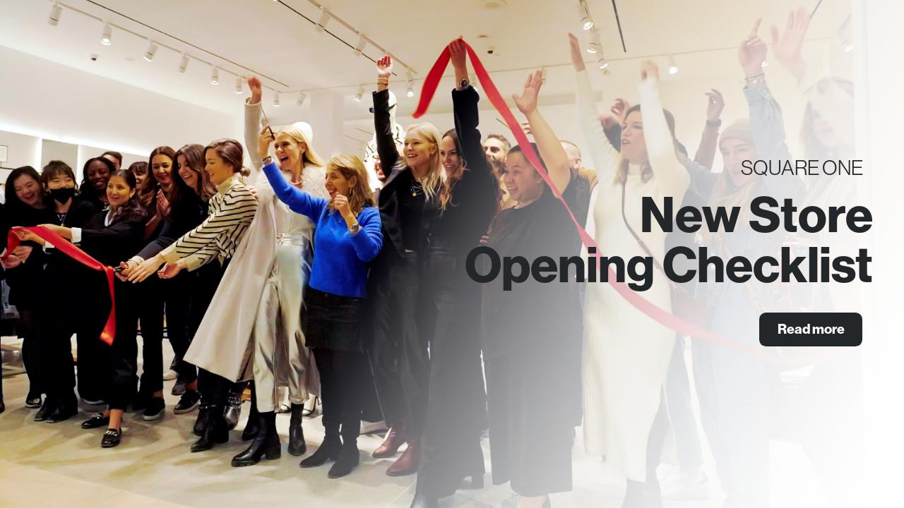 New Store Opening Checklist - SQ1 Marketing Onboarding