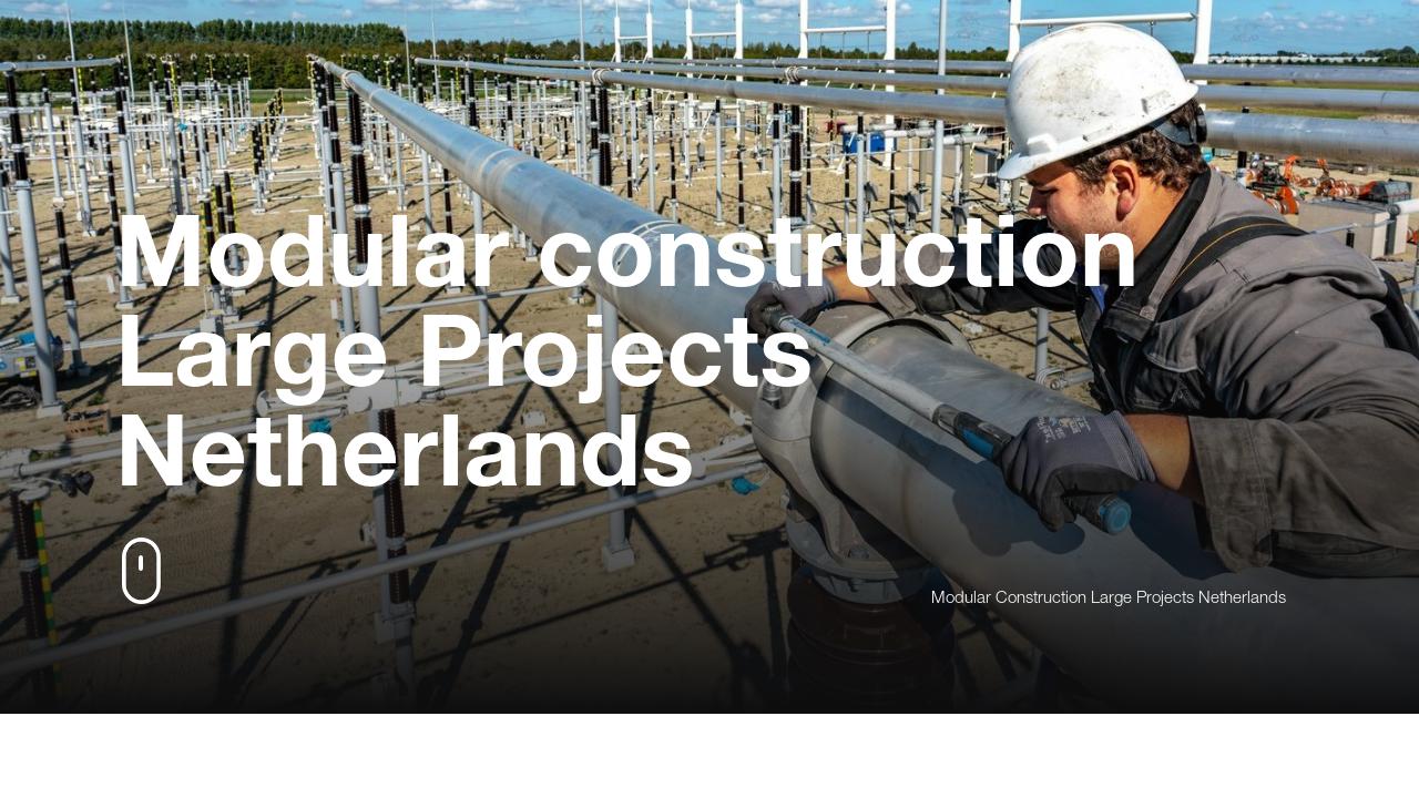 Modular construction Large Projects Netherlands - Brochure | Modular ...