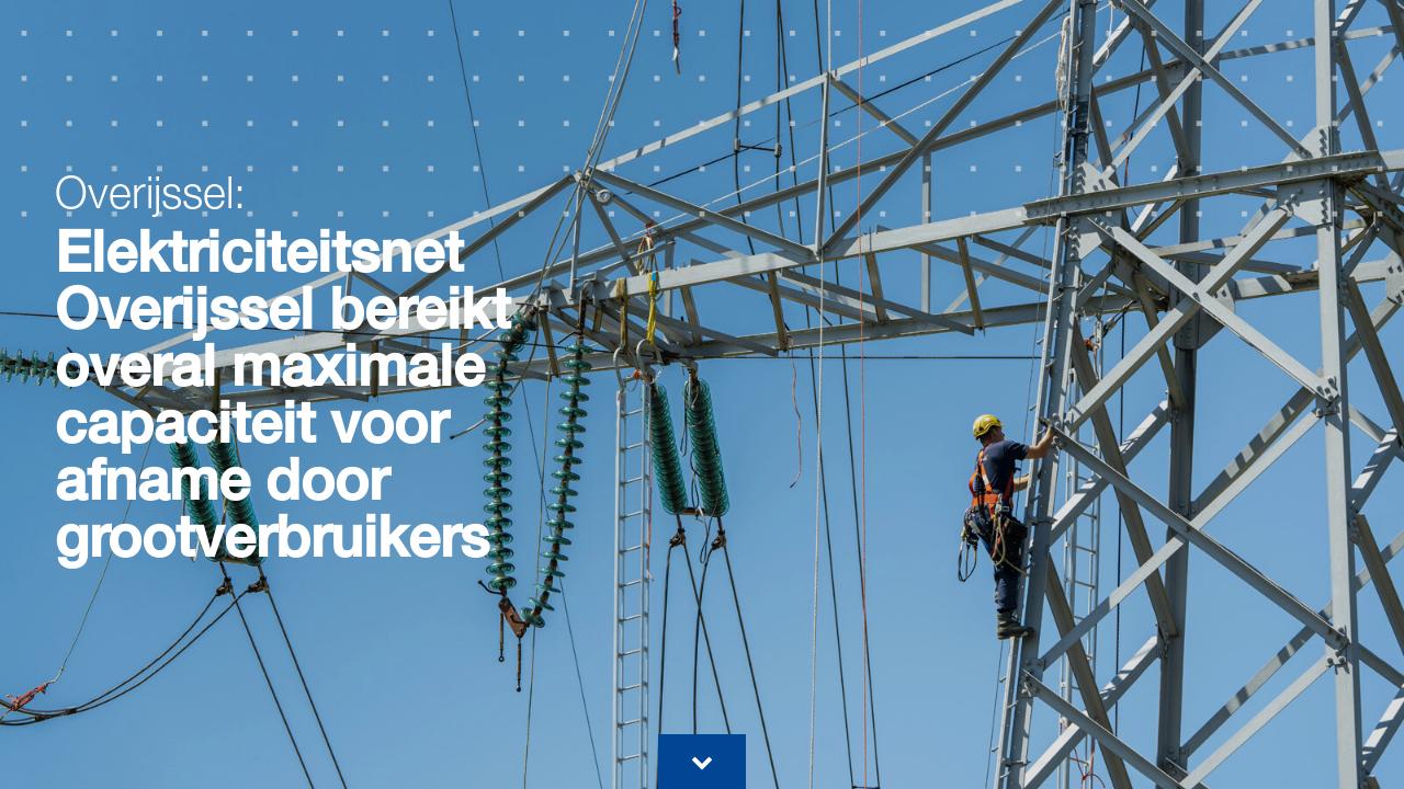 Elektriciteitsnet Overijssel bereikt overal maximale capaciteit voor ...