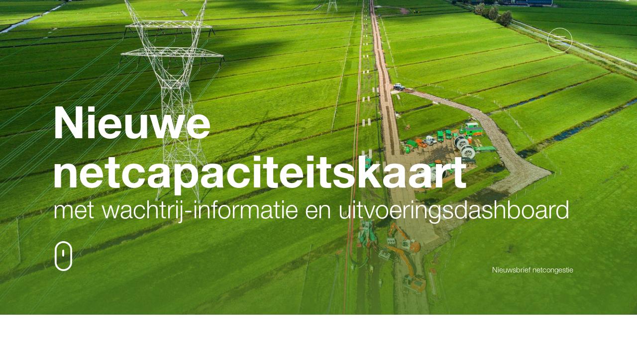 Nieuwe netcapaciteitskaart, wachtrij-informatie en uitvoeringsdashboard - Nieuwsbrief ...