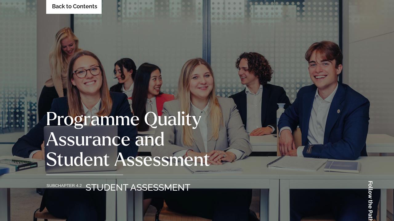 Subchapter 4 - 2 Student Assessment - Bachelor in Hospitality Management