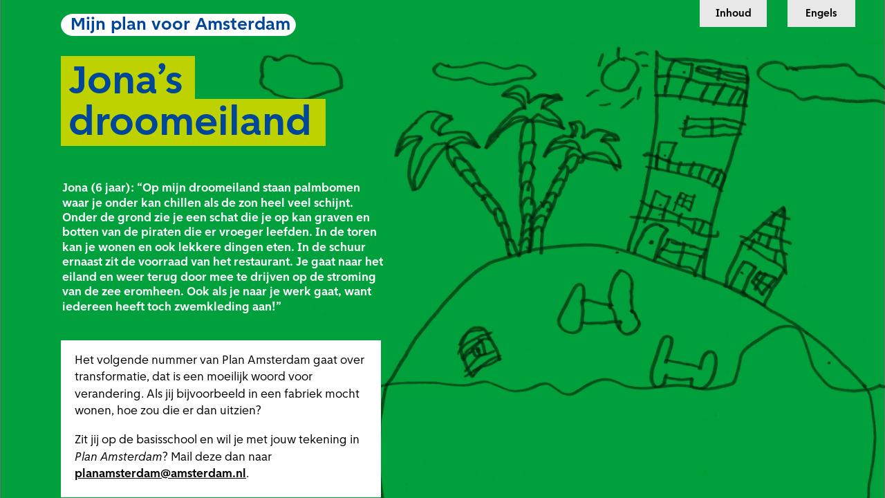 Mijn plan voor Amsterdam - Stadmaken met zand en water