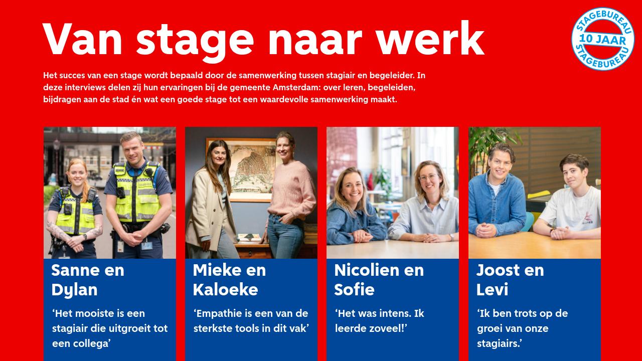 Van stage naar werk - tien-jaar-stagebureau