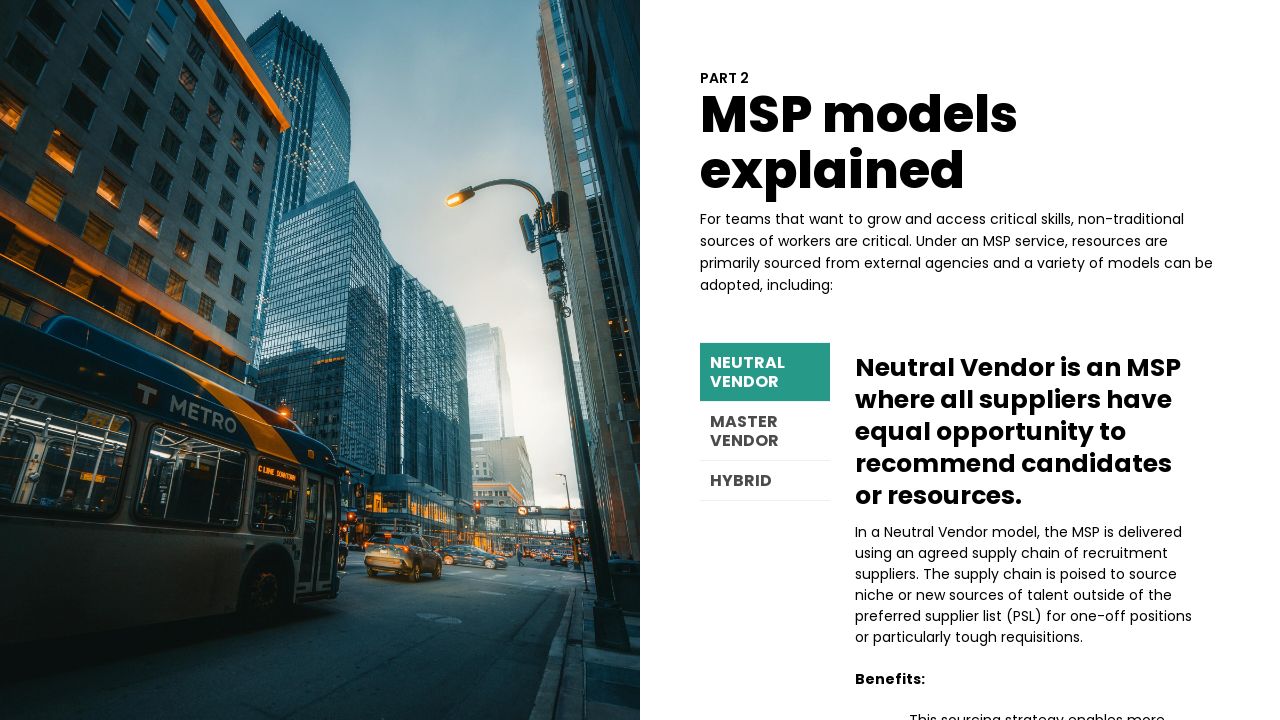 MSP models explained - The MSP Buying Guide for Construction