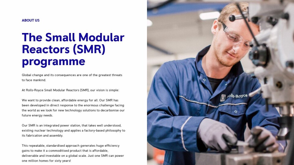 THE SMR Programme - RR SMR Candidate Pack