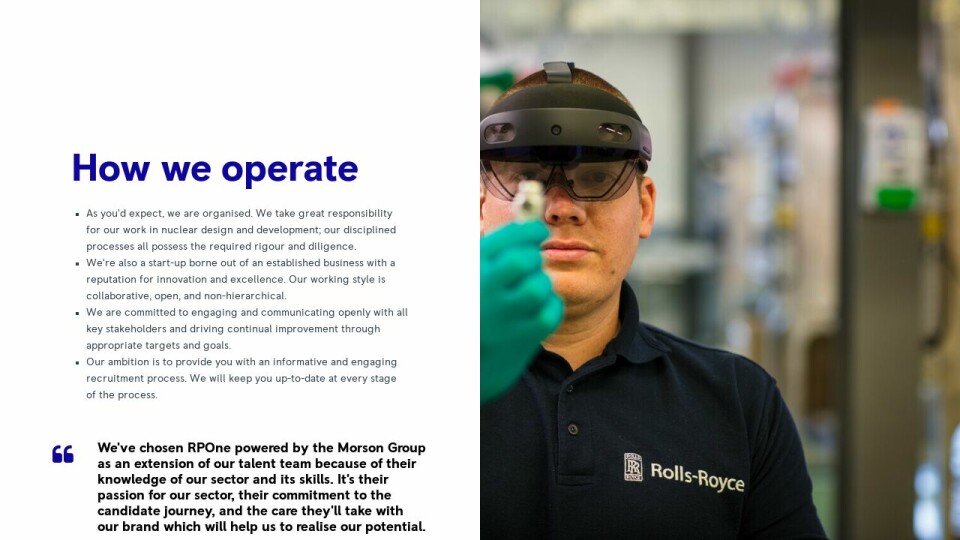 How We Operate - RR SMR Candidate Pack