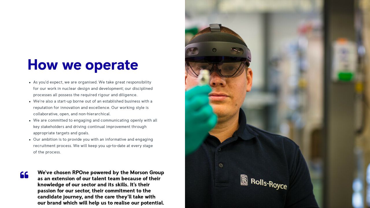 How We Operate - RR SMR Candidate Pack