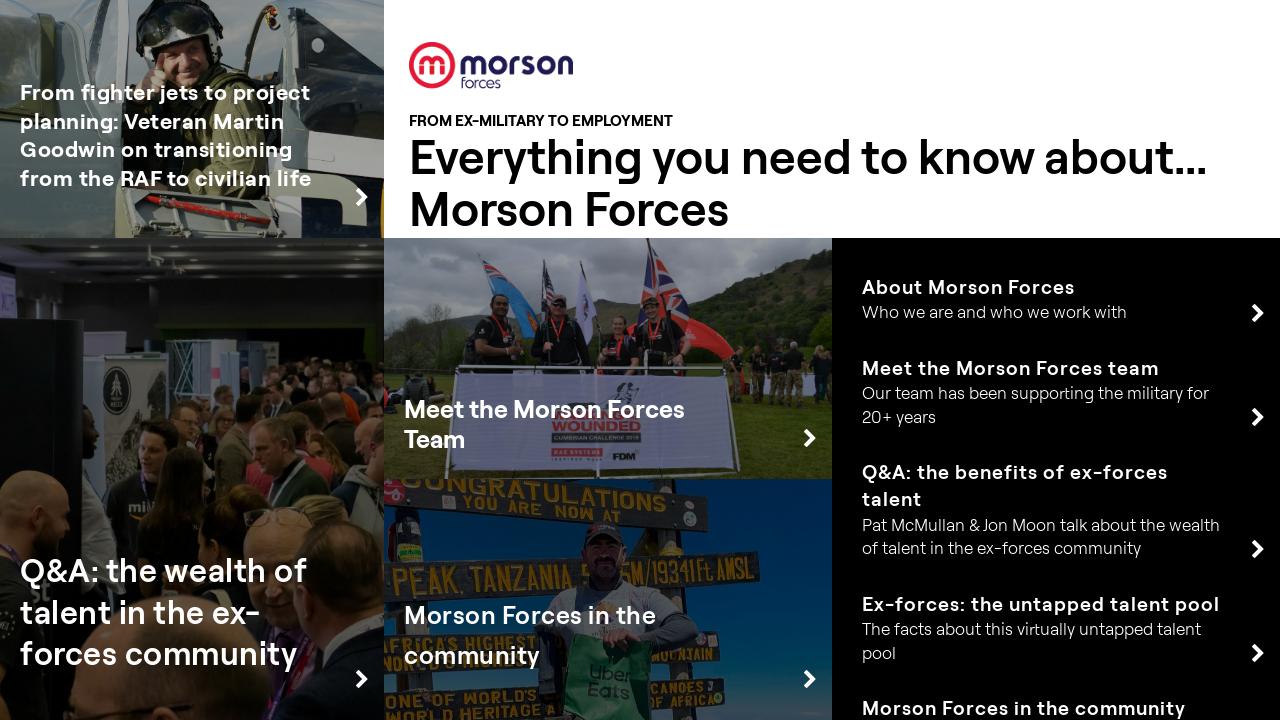 Morson Forces cover - Everything you need to know about: Morson Forces