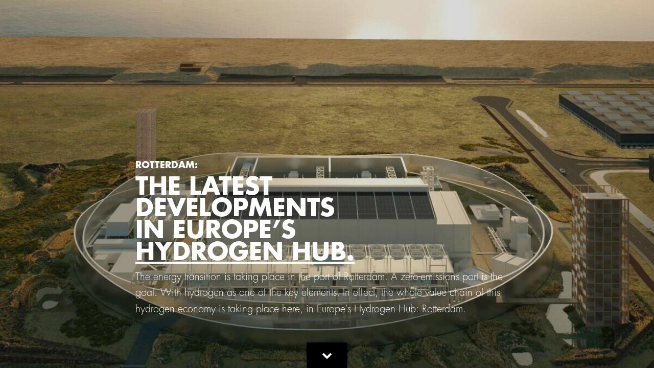 THE LATEST DEVELOPMENTS IN EUROPE’S HYDROGEN HUB - WEC: DISCOVER ROTTERDAM