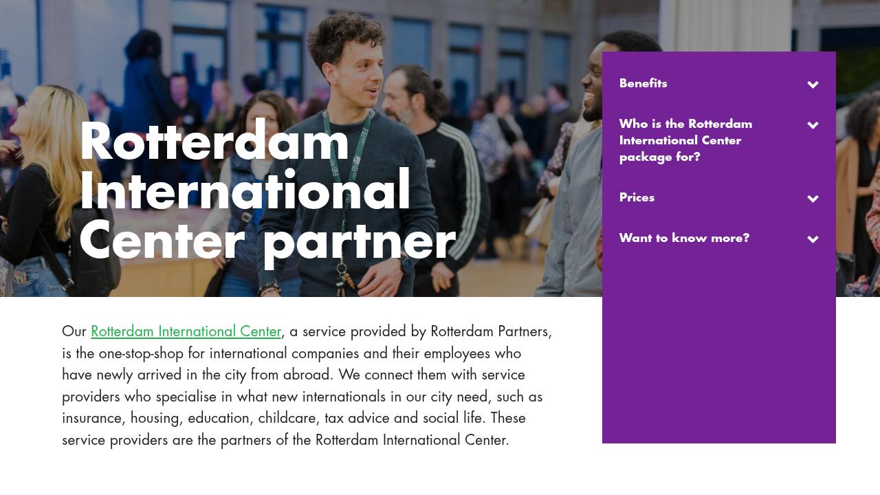 Rotterdam International Center partner - Partnerplan ENG