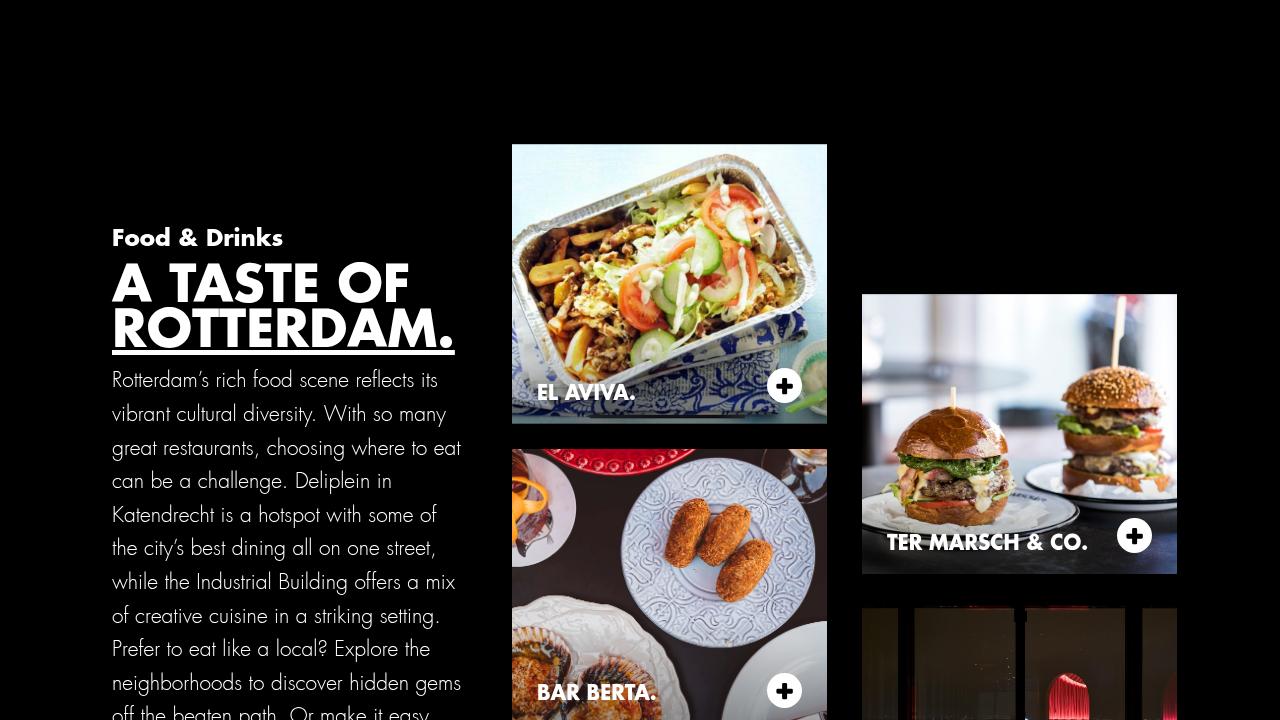 A TASTE OF ROTTERDAM - DISCOVER ROTTERDAM. WHS
