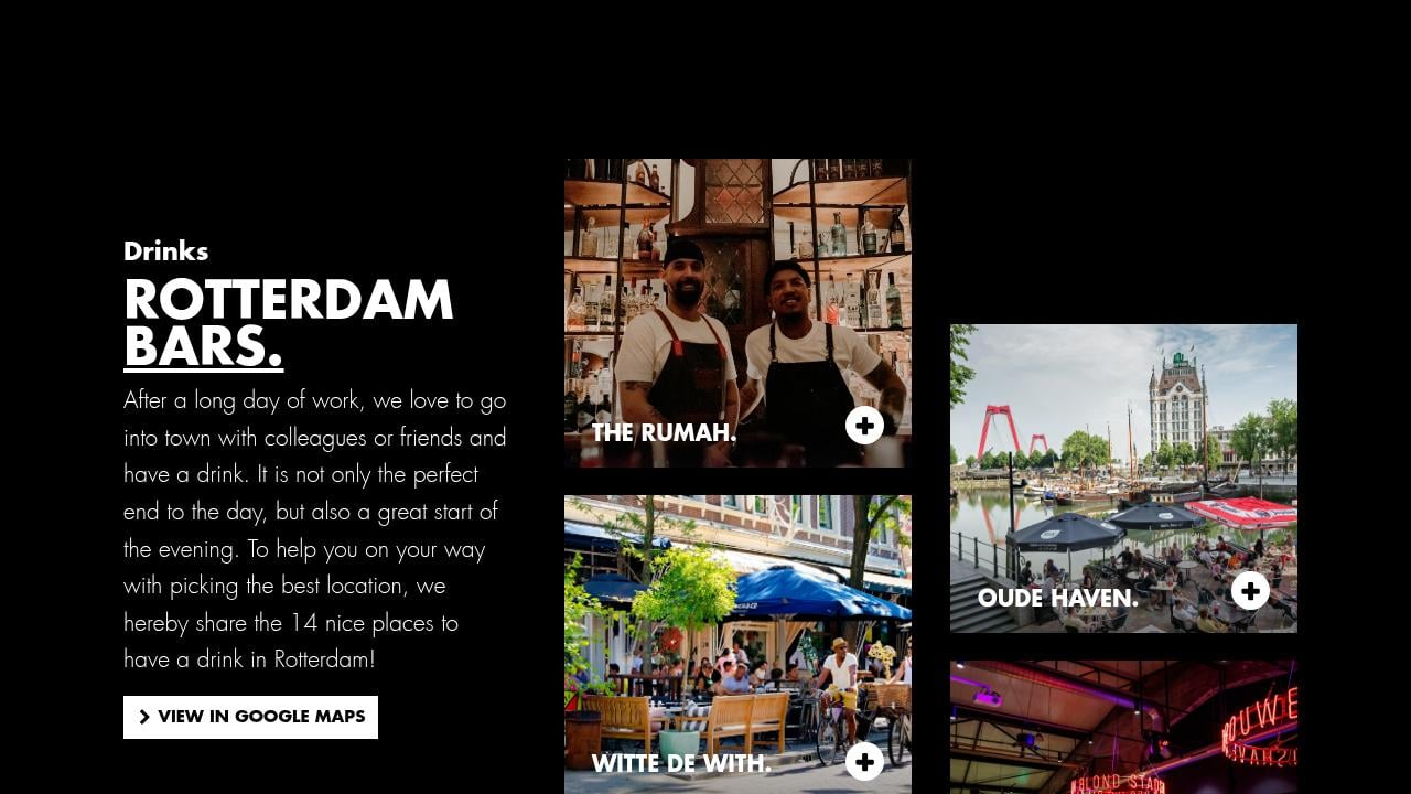 HANG OUT AT THE BAR IN ROTTERDAM - DISCOVER ROTTERDAM. WHS
