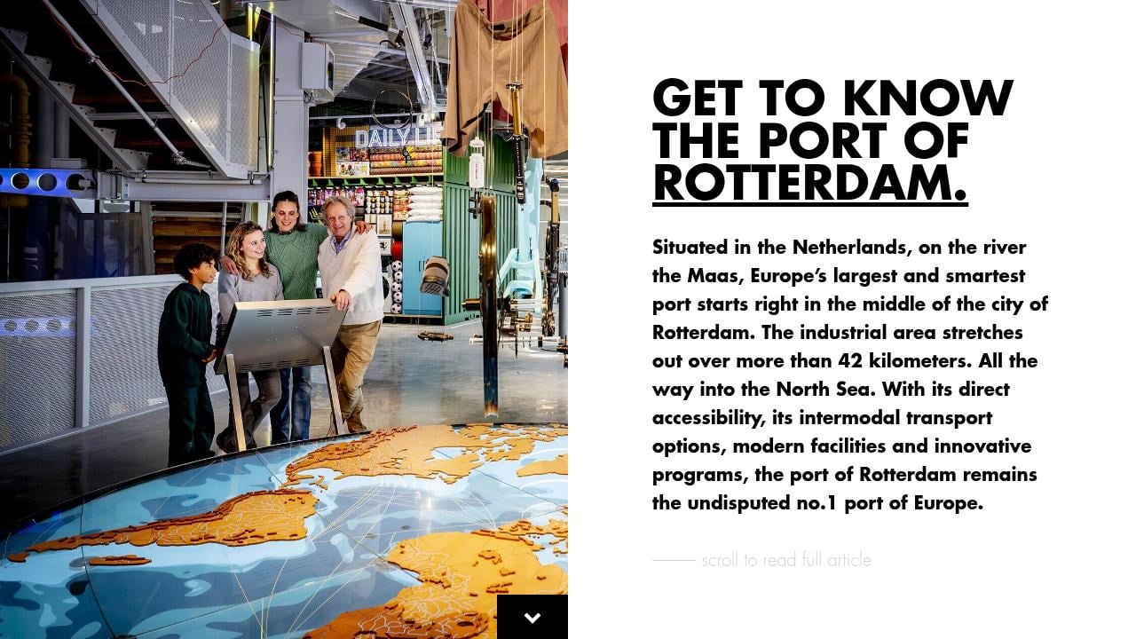 GET TO KNOW THE PORT OF ROTTERDAM - INTRO - DISCOVER ROTTERDAM. WHS