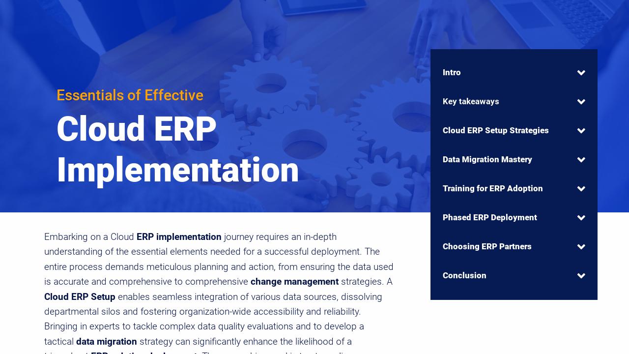 Essentials of Effective Cloud ERP Implementation - Rsult's Ultimate Megapack: 11 Essential ...