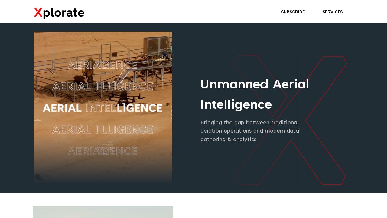 Landing page - Xplorate