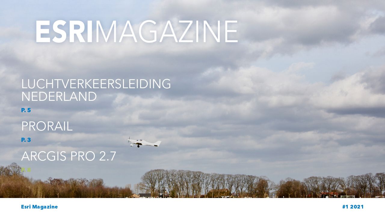 Cover - Esri Magazine #1 2021