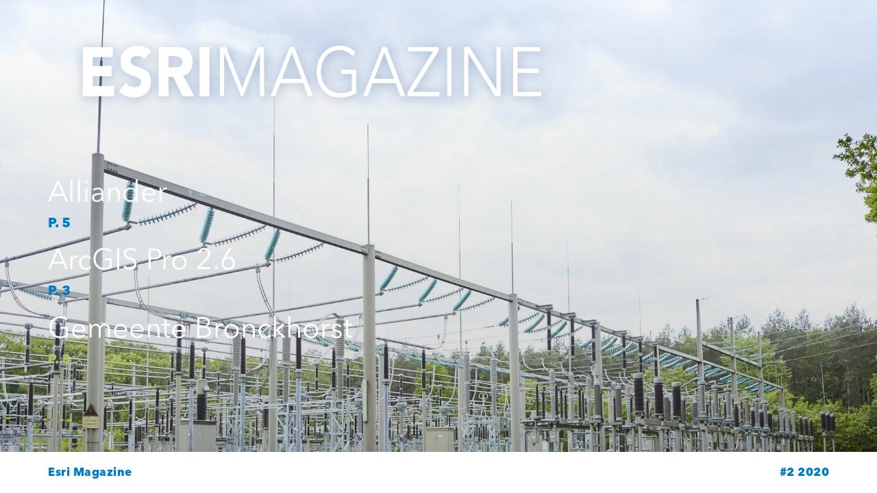 Cover - Esri Magazine #2 2020