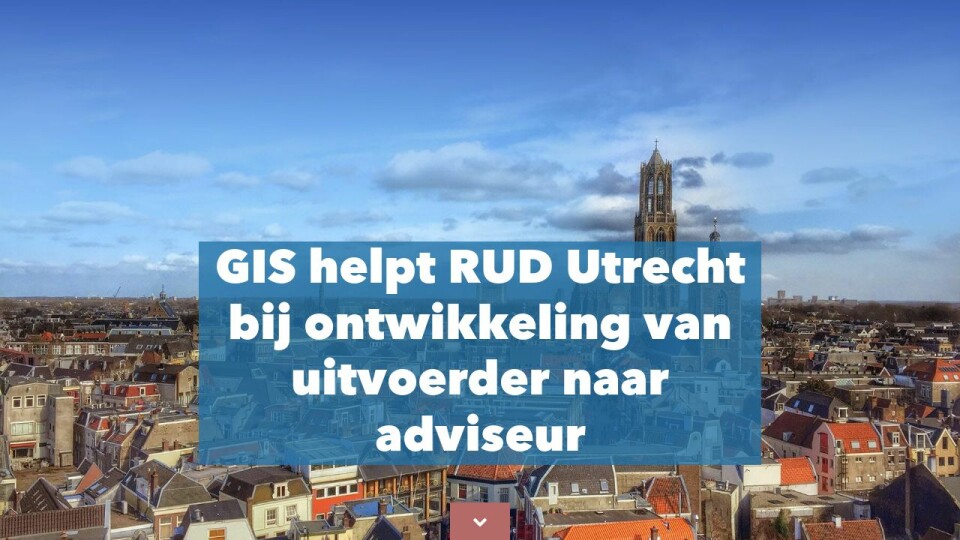 RUD Utrecht - Esri magazine #1 2020