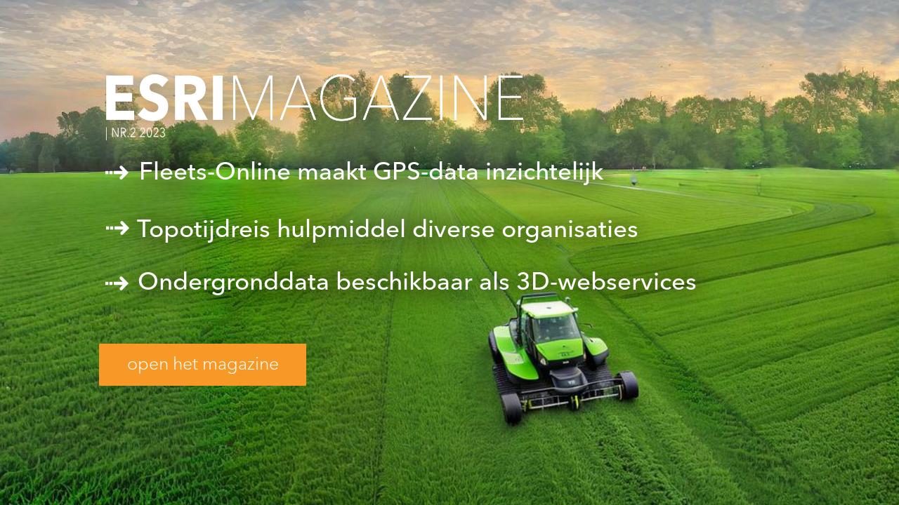 Cover Esri Magazine - Esri Magazine #2 2023