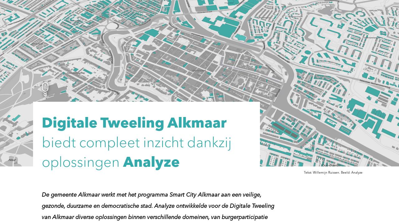 Digitale Tweeling Alkmaar biedt compleet inzicht dankzij oplossingen ...