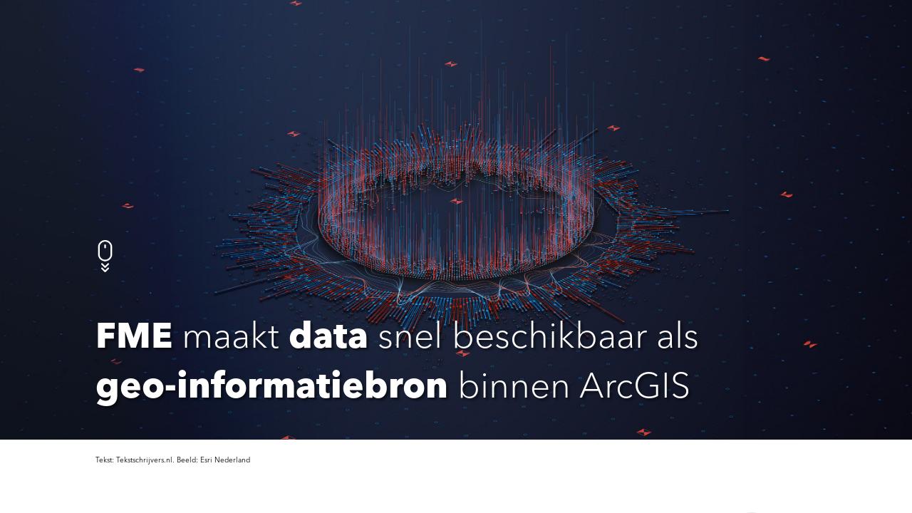 FME maakt data snel beschikbaar - Esri Magazine #1 2024