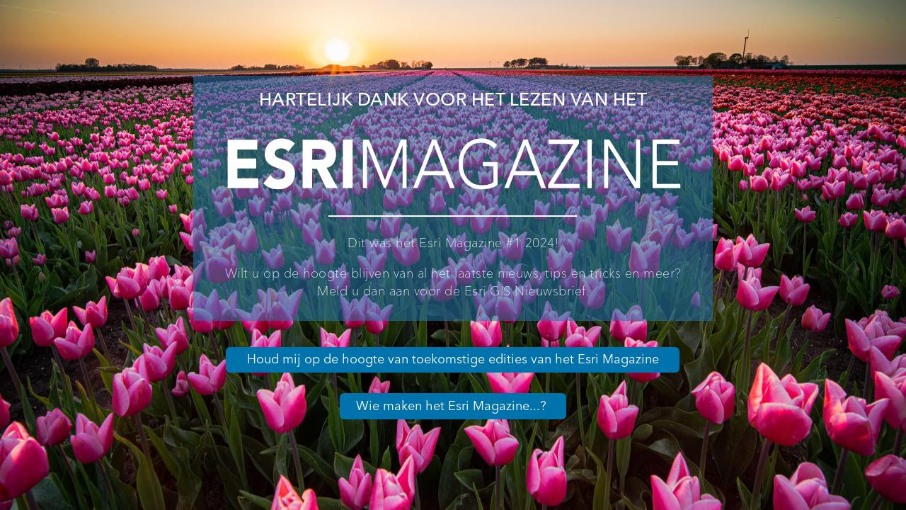 Afsluiting - Esri Magazine #1 2024
