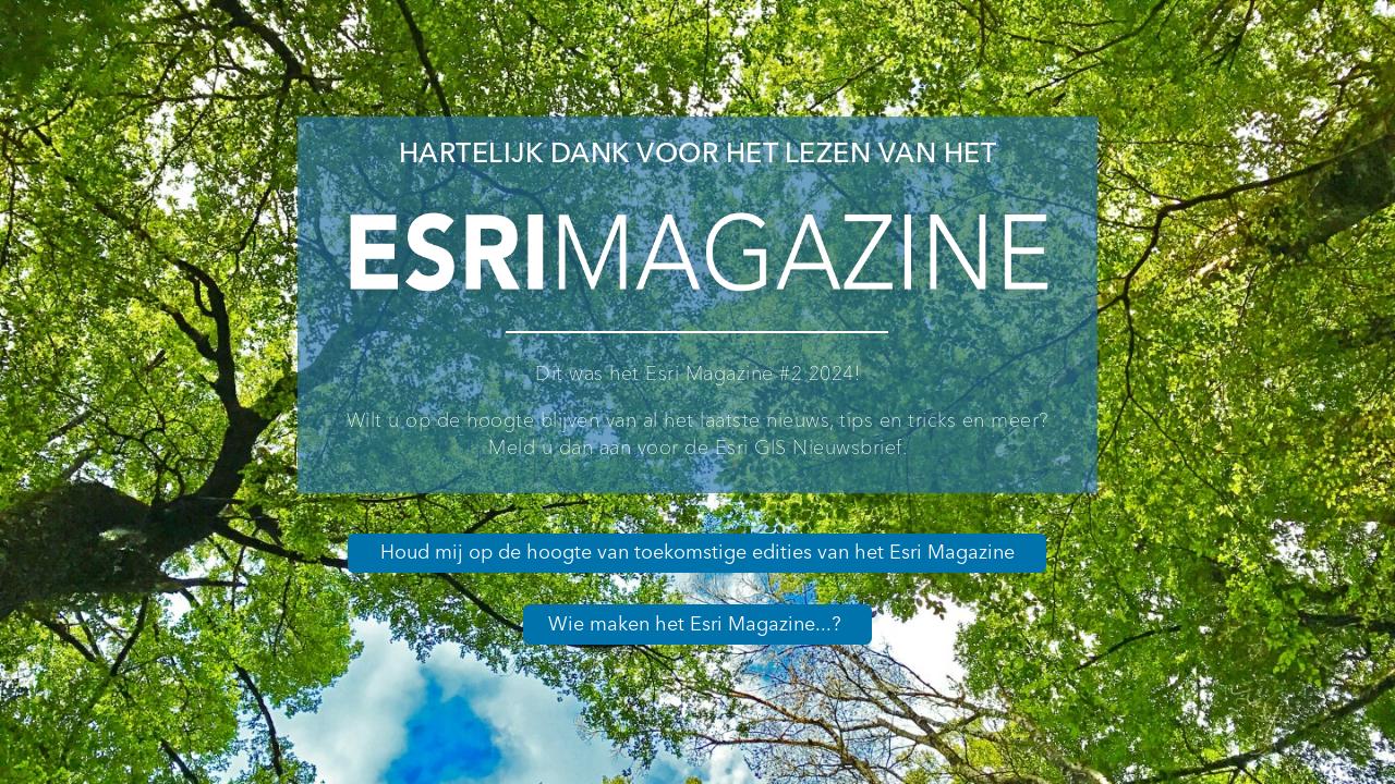 Afsluiting - Esri Magazine #2 2024