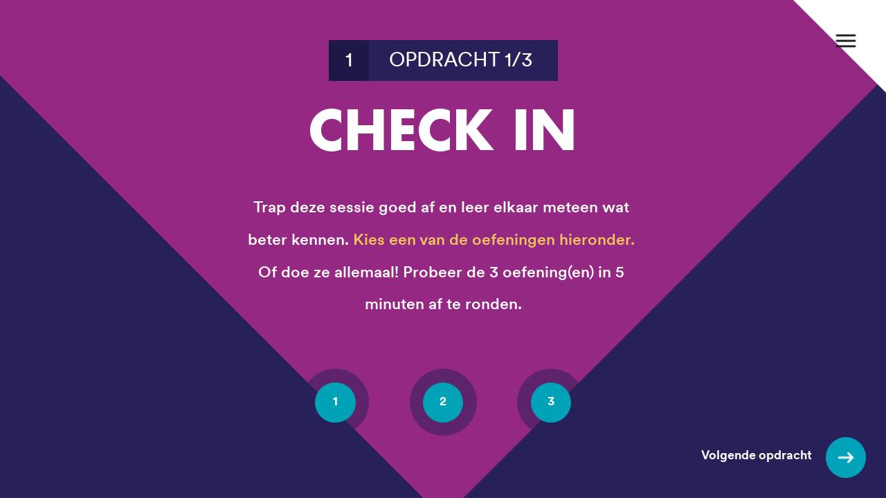 Check in - TEMPLATE old - Team up - Teamwork - Presentatie