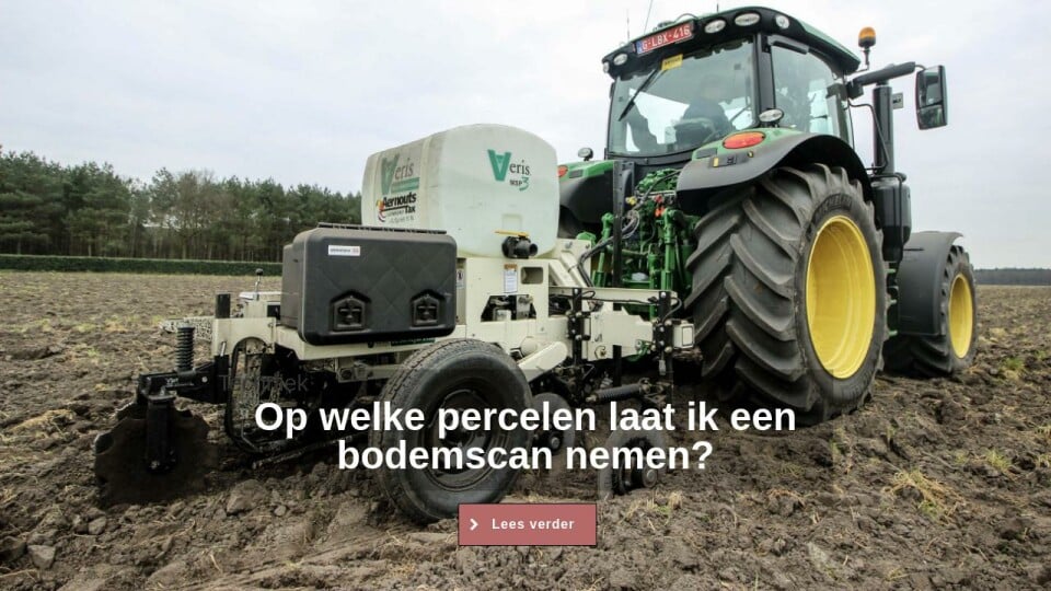 Techniek - Op welke percelen laat ik een bodemscan nemen - Hectares ...