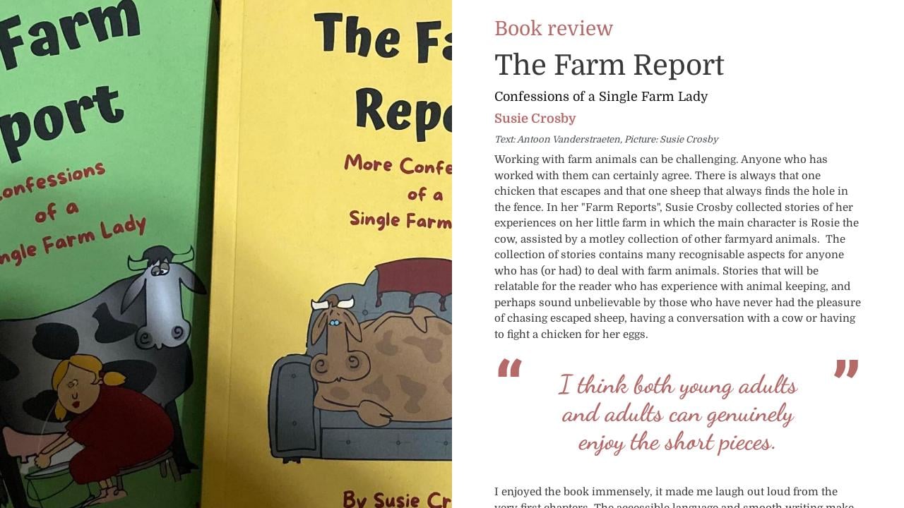 Book review - The farm report: confessions of a single farm lady ...