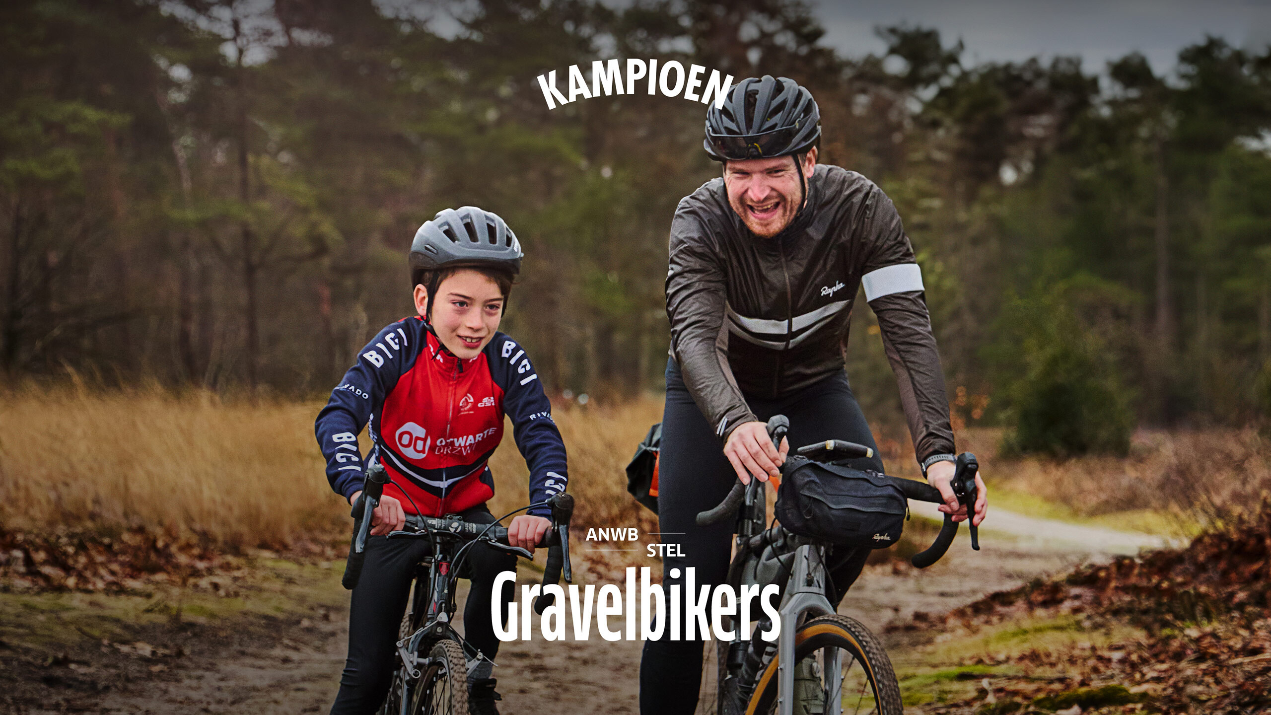 Gravelbikers Matthijs en Thomas | ANWB-stel | Kampioenn
