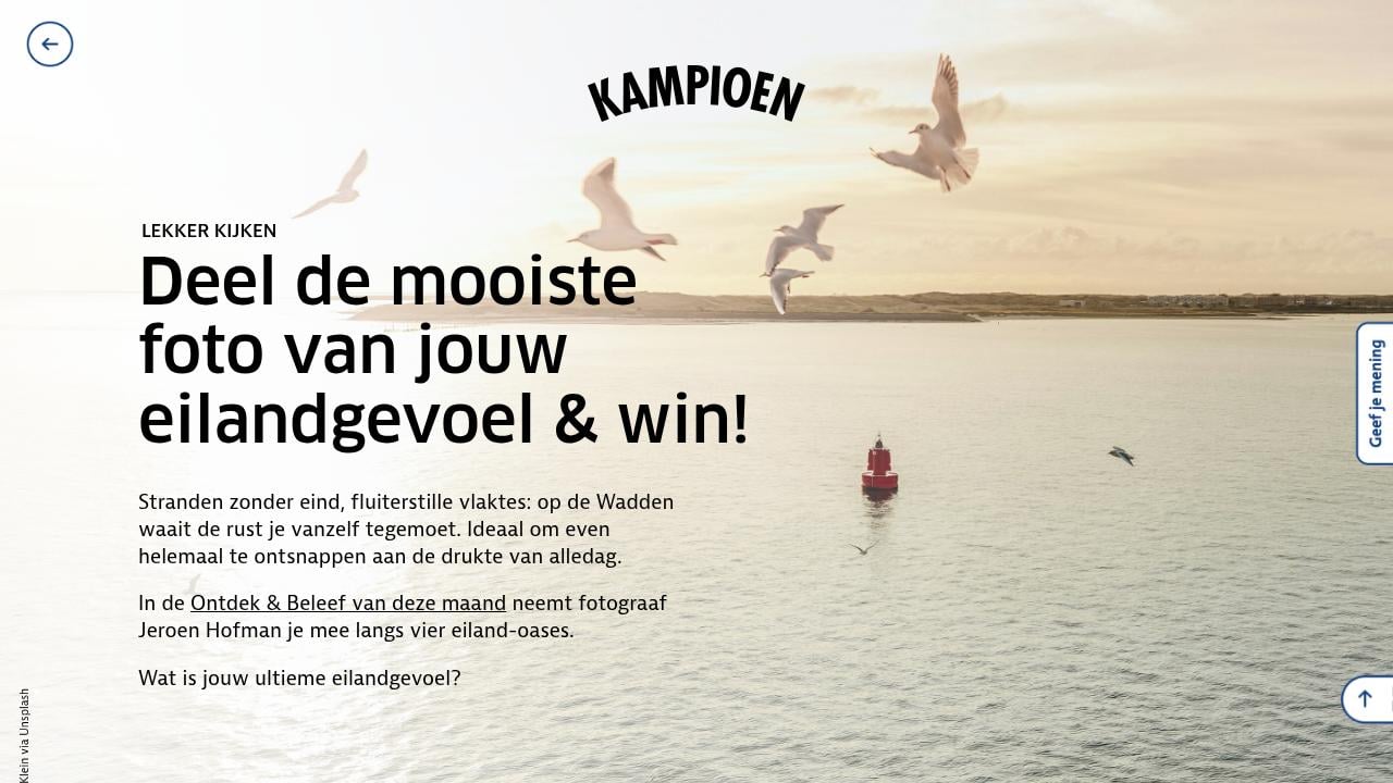 Deel de mooiste Foto van jouw Eilandgevoel & Win! | ANWB Kampioen