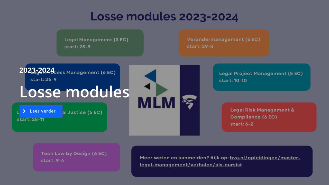 Aanbod losse modules 2023-2024 - Nieuwsbrief MLM juli 2023