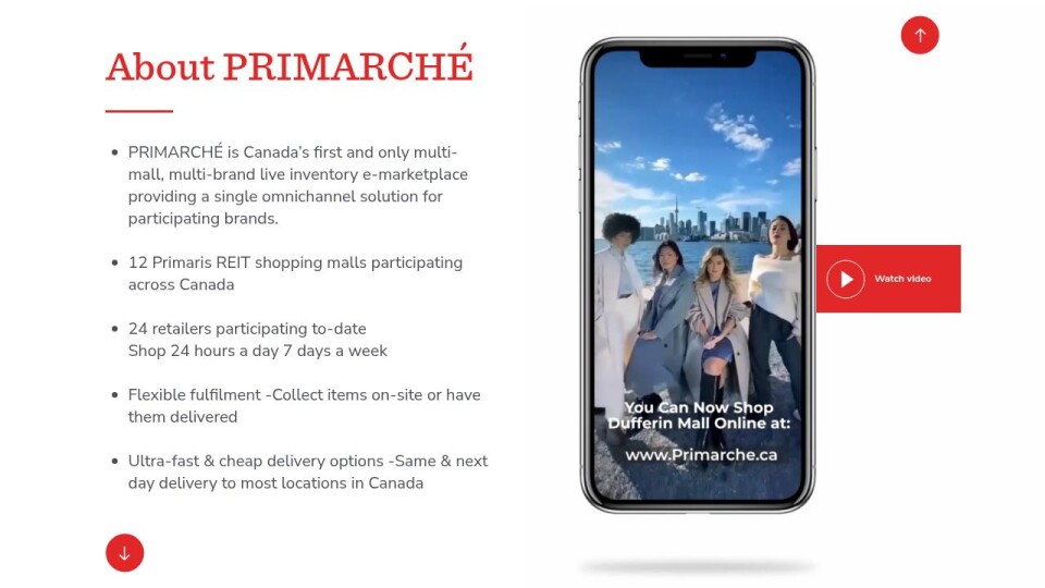 eCommerce - Presentation Primaris