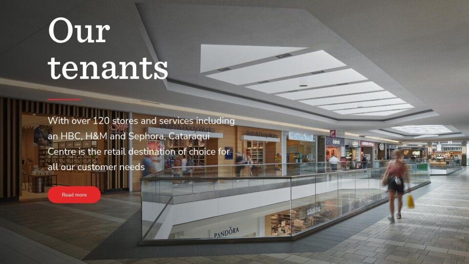 Our tenants - Cataraqui Centre - Pitchbook