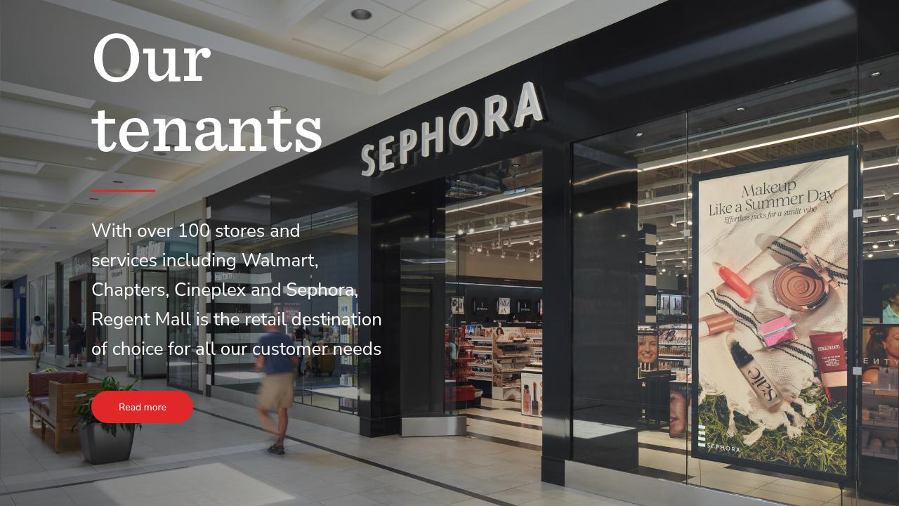 Our tenants - Regent Mall
