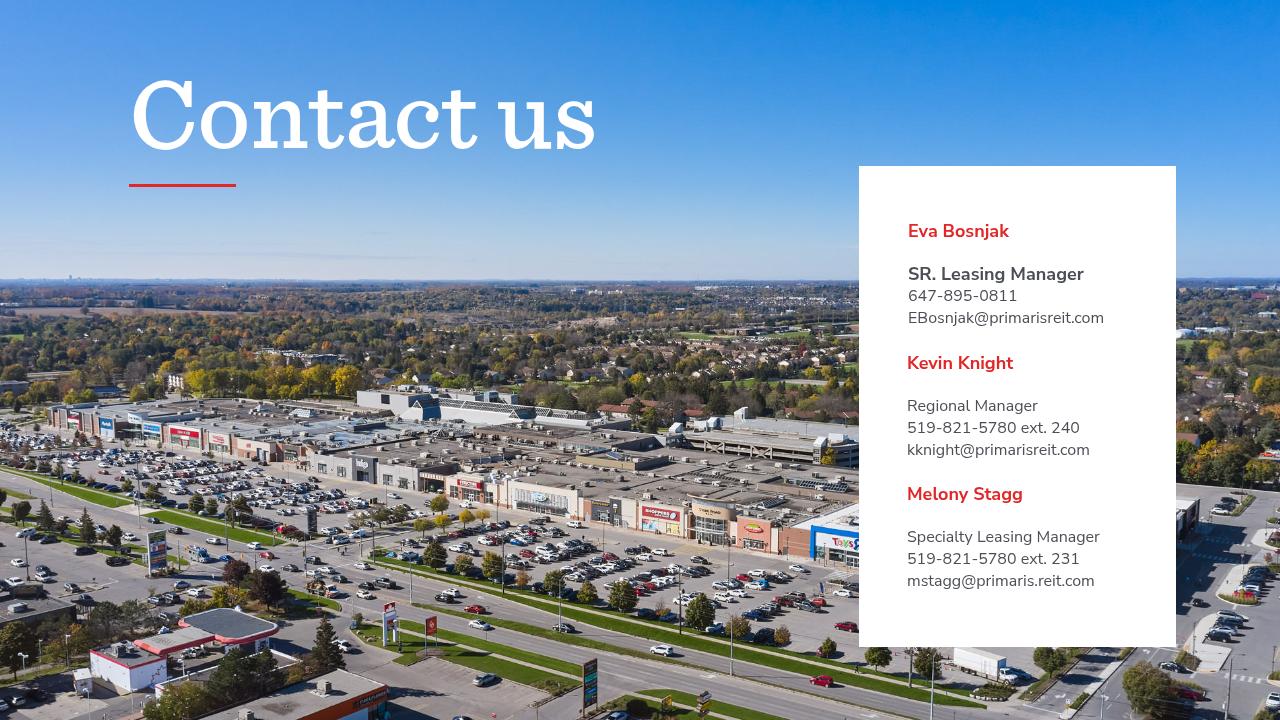 Contact us - Stone Road Mall