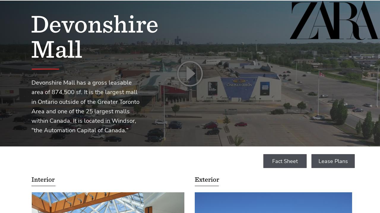 Devonshire Mall - Zara Opportunity - Devonshire Mall - Website