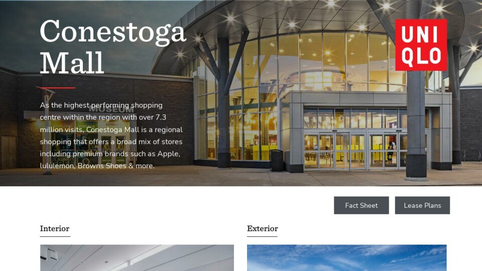 Conestoga Mall - Uniqlo - Conestoga Mall - Website