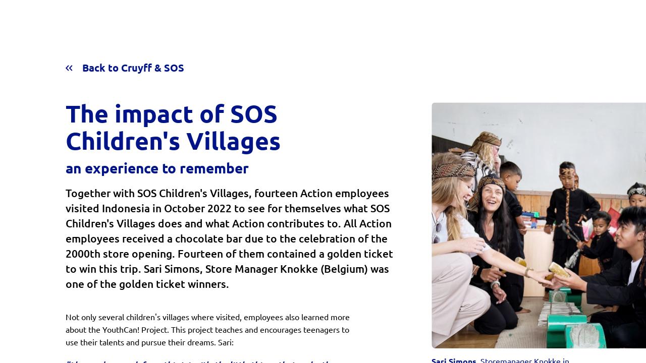 The impact of SOS Childrens Villages - Update2022